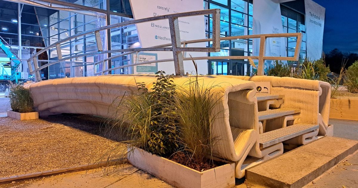 Innovative pedestrian bridge with 3D concrete printing | Witteveen+Bos