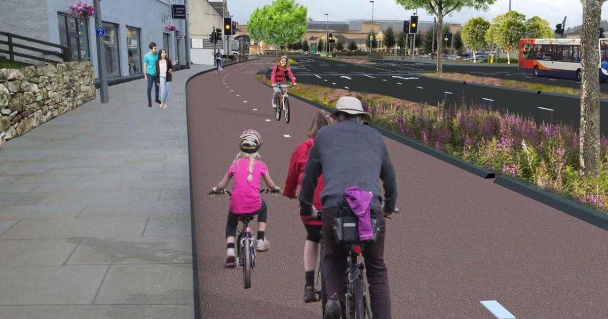 Cycling network in Inverness City | Witteveen+Bos